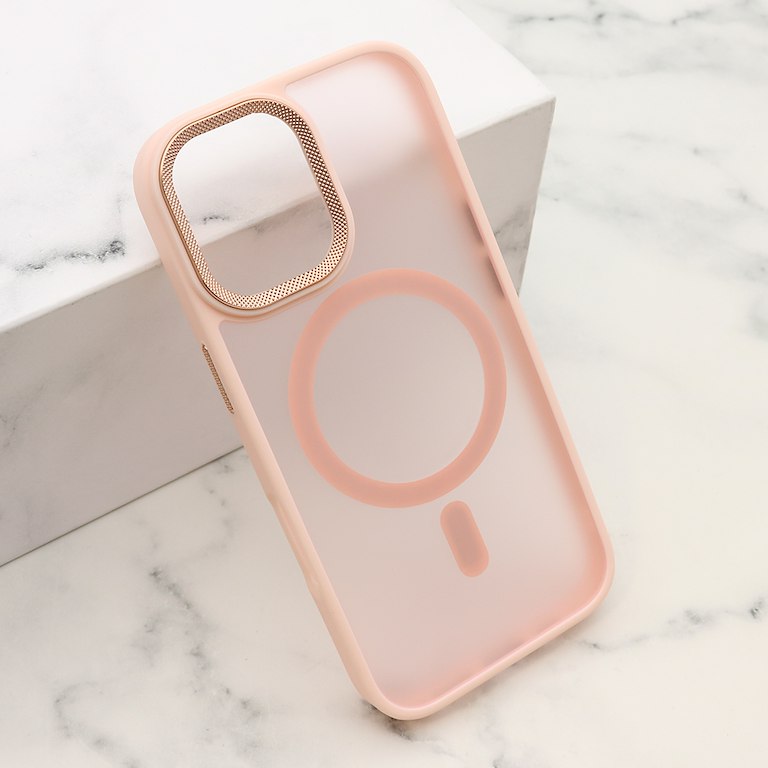 Zastitna maska (futrola) SILKY MagSafe II - iPhone 17 roze (MS)