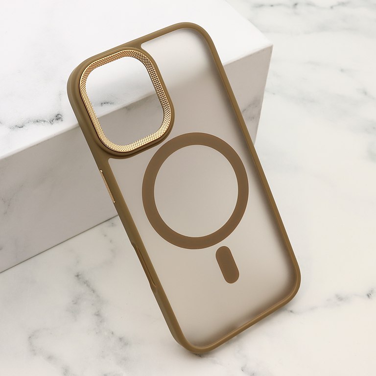 Zastitna maska (futrola) SILKY MagSafe II - iPhone 17 zlatna (MS)