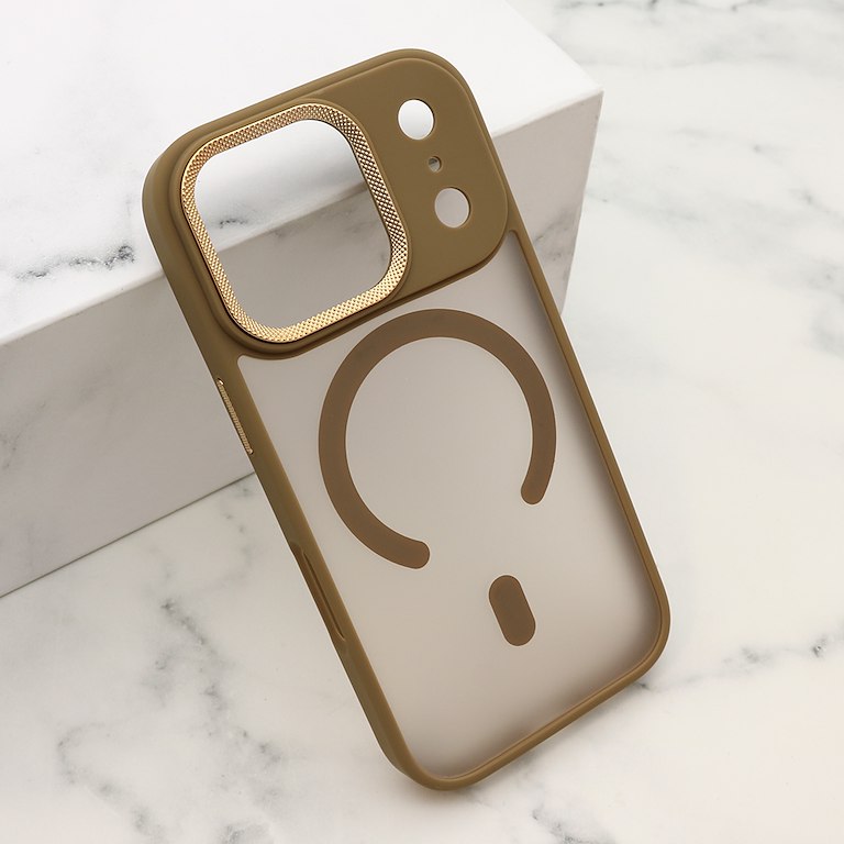 Zastitna maska (futrola) SILKY MagSafe II - iPhone 17 Pro zlatna (MS)