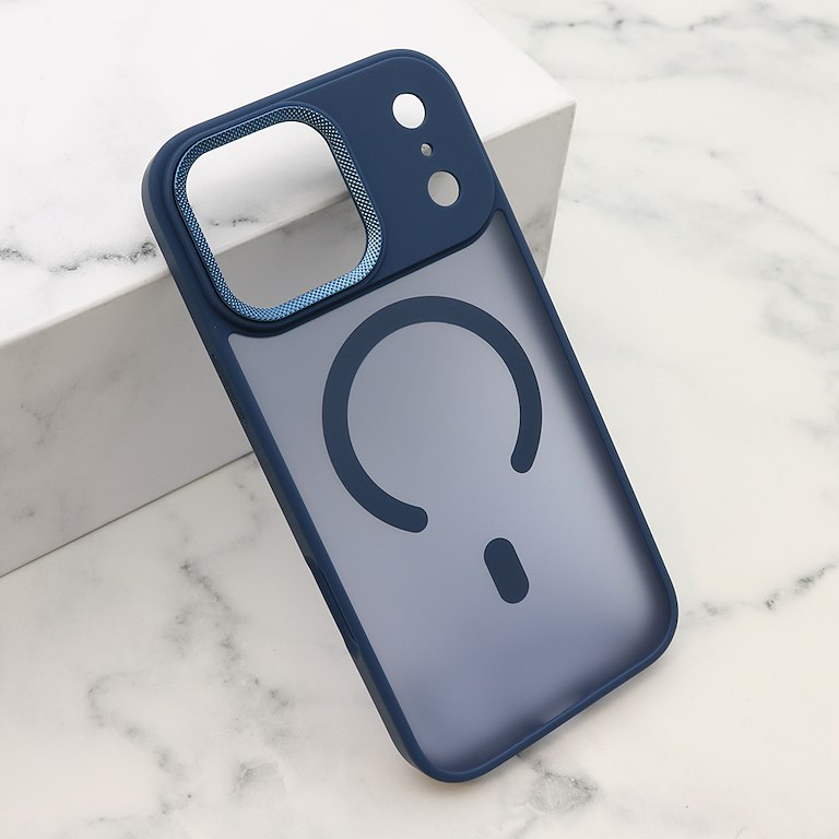 Zastitna maska (futrola) SILKY MagSafe II - iPhone 17 Pro Max (6.9) plava (MS)
