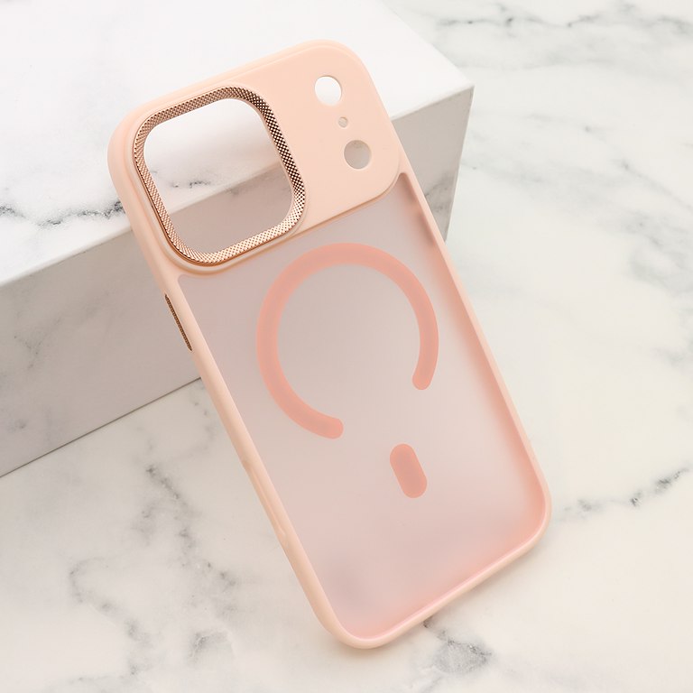 Zastitna maska (futrola) SILKY MagSafe II - iPhone 17 Pro Max (6.9) roze (MS)