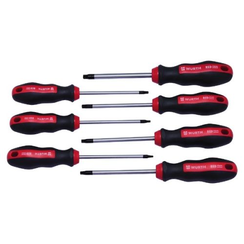 Wurth set Red Stripe odvijača Torx TX 10-40 7 kom