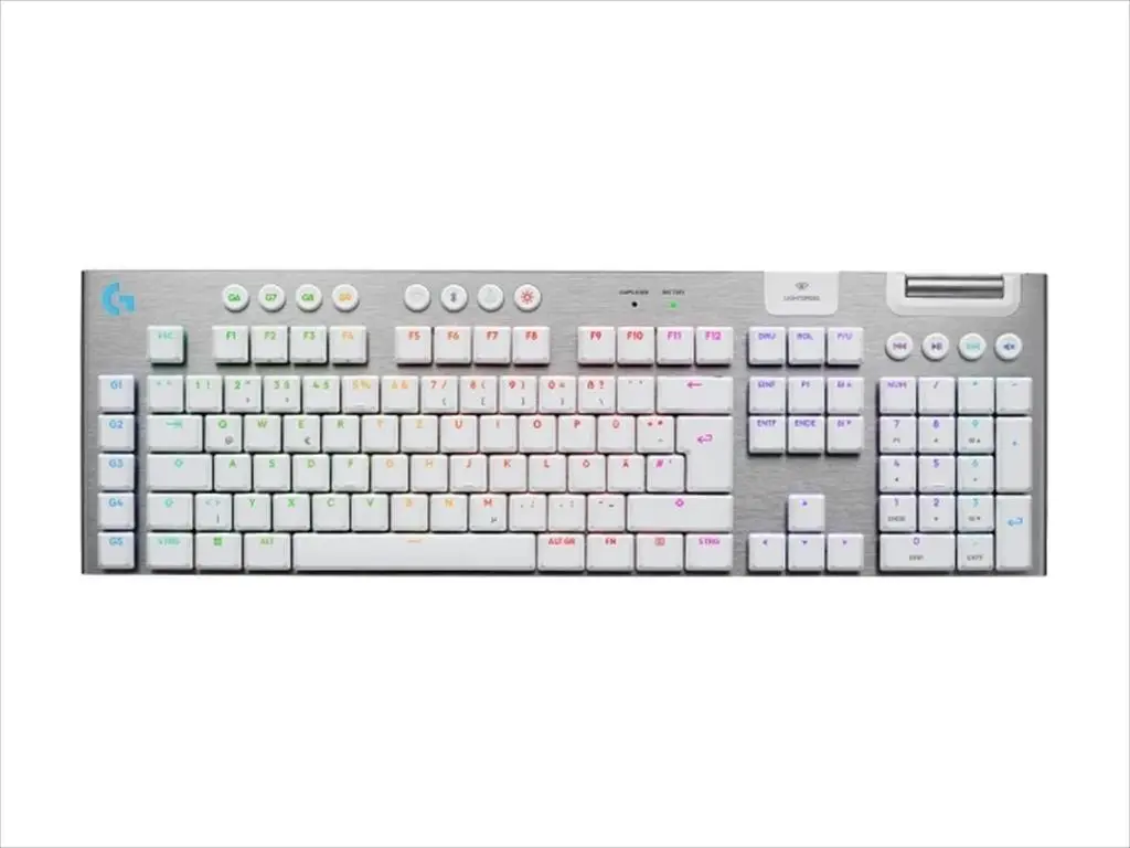LOGITECH G tastatura mehanička G915X LIGHTSPEED RGB GL taktilna, bela