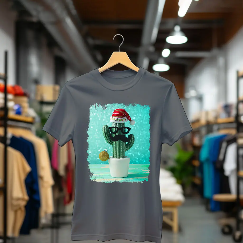 Camiseta Majica sa štampanim printom Cam 752, Ženska, Tamnosiva