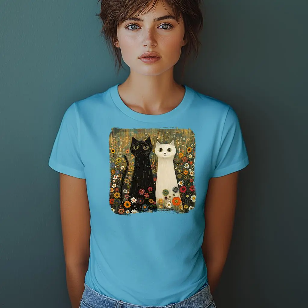 Camiseta Majica sa štampanim printom Cam 299, Ženska, Akvamarin