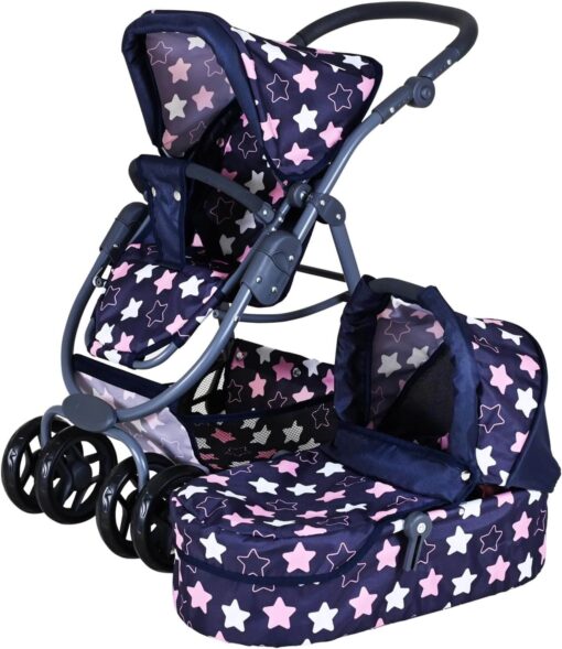 Kolica Knorr Coco Star Blue Pink 907432