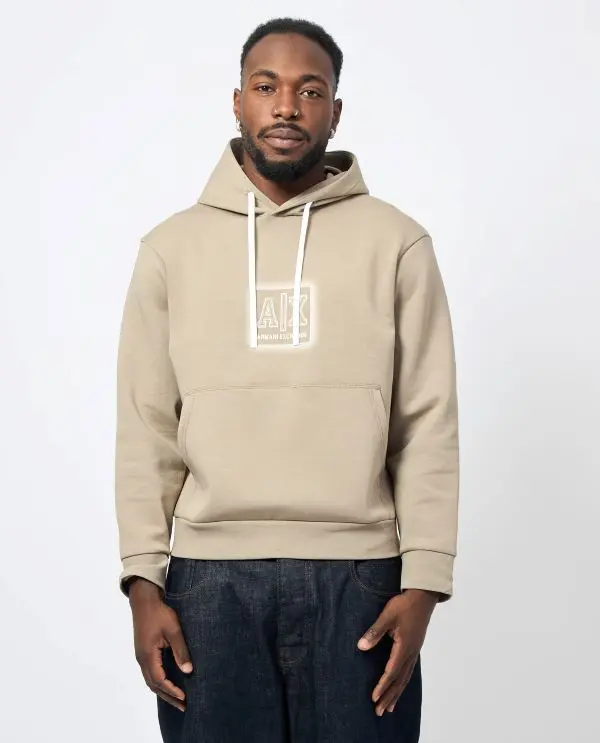 Armani Exchange Muška dukserica, Krem