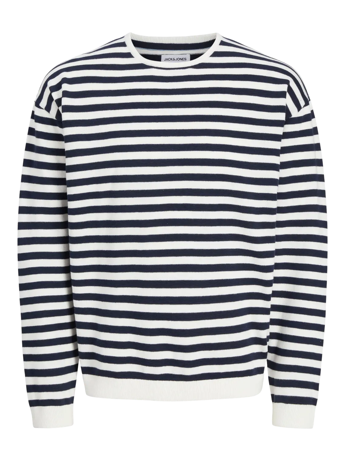 JACK & JONES Muški džemper 12269031, Belo-teget