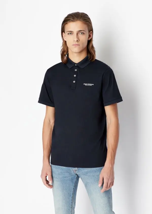 Armani Exchange Muška polo majica, Crna