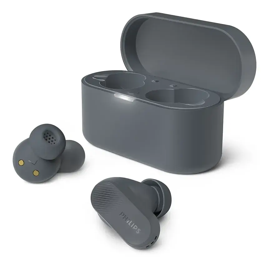 Philips bežične slušalice TAT3509GY/00, U uhu, Bluetooth, Profesionalno poništavanje buke, Sive