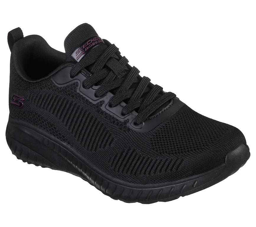 Skechers Ženske patike Bobs Squad Chaos - Face Off, 117209-BBK, Crne