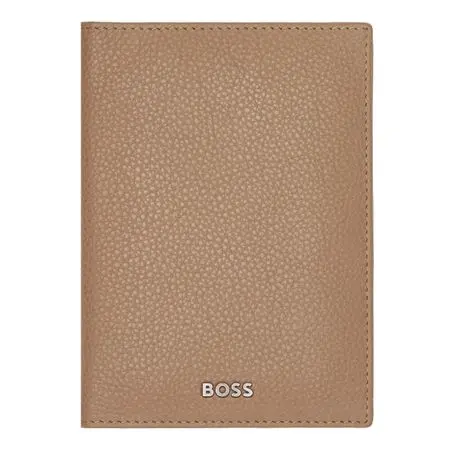 Hugo Boss Futrola za pasoš Classic Grained camel