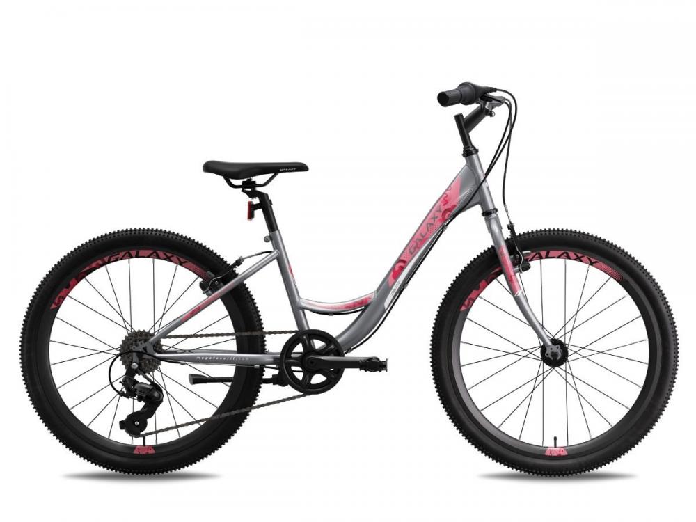 Bicikl GALAXY SIENNA 24" 6 siva roza