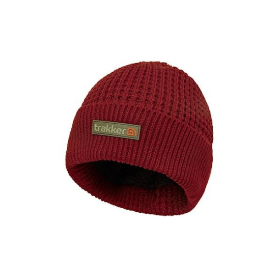 TRAKKER KAPA PLUM TEXTURED BEANIE