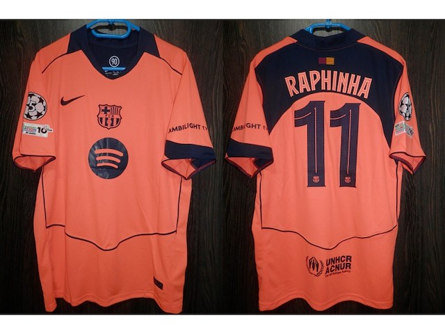 Barcelona dres 2025-26 Raphinha 11 (Treći dres)