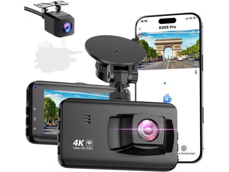 4K dvostruka kamera za auto napred i pozadi