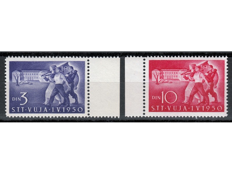 STT VUJA 1950 Prvi maj serija čisto