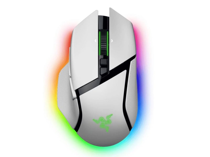 RAZER BASILISK V3 PRO 35K – ERGONOMIC WIRELESS GAMING MOUSE – WHITE EDITION