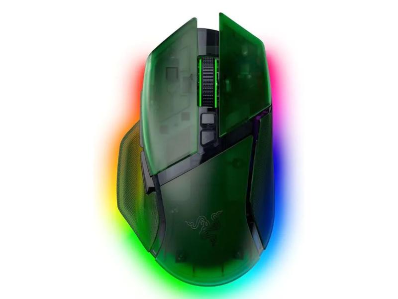 RAZER BASILISK V3 PRO 35K – ERGONOMIC WIRELESS GAMING MOUSE – PHANTOM GREEN EDITION – EU