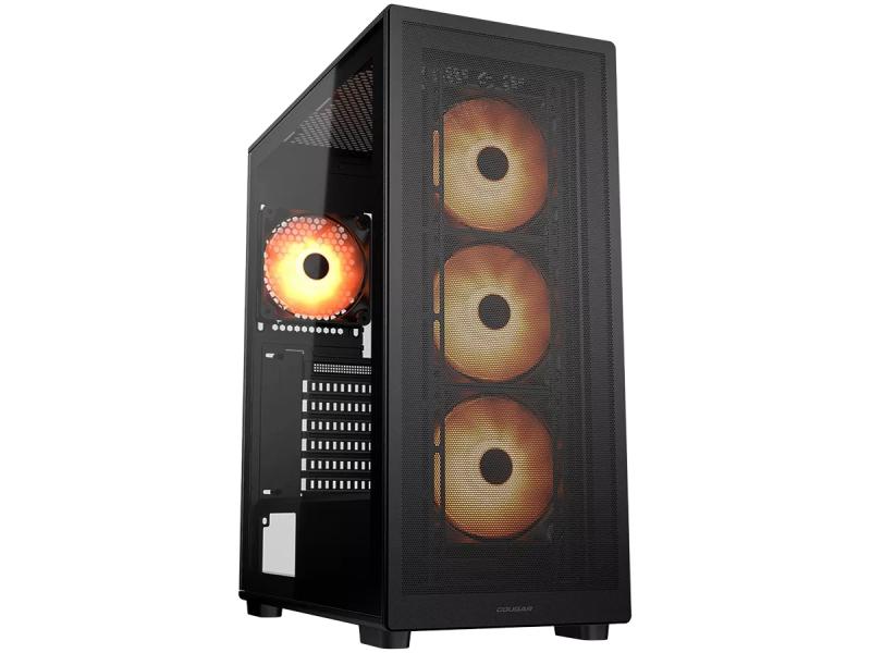 COUGAR MX220 RGB PC CASE, MID TOWER, BLACK