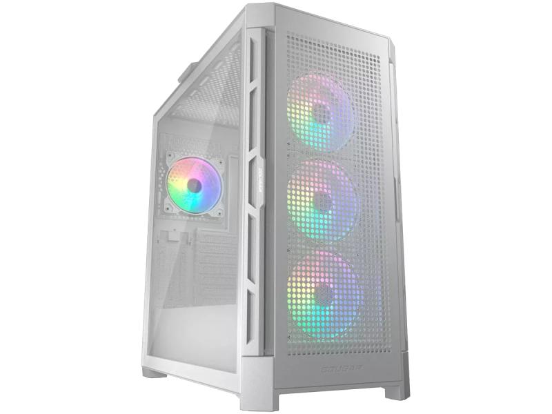 COUGAR DUOFACE PRO RGB PC CASE, MID TOWER, WHITE