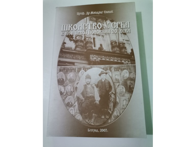 Prof. Dr Miodrag Protić, ŠKOLSTVO U SRBA