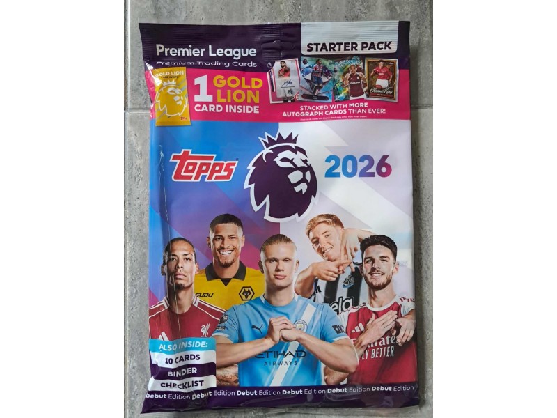 PREMIER LEAGUE 2026 Starter pack