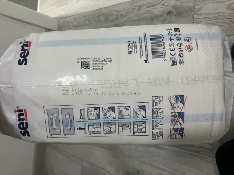 Seni Standard LARGE 3 pelene 30 komada