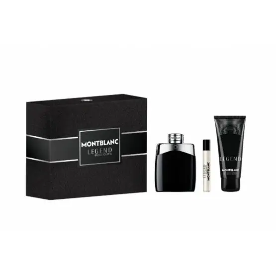 Muški parfemski set Montblanc Legend EDT, 100 ml + 7,5 ml + gel za tuširanje 75 ml