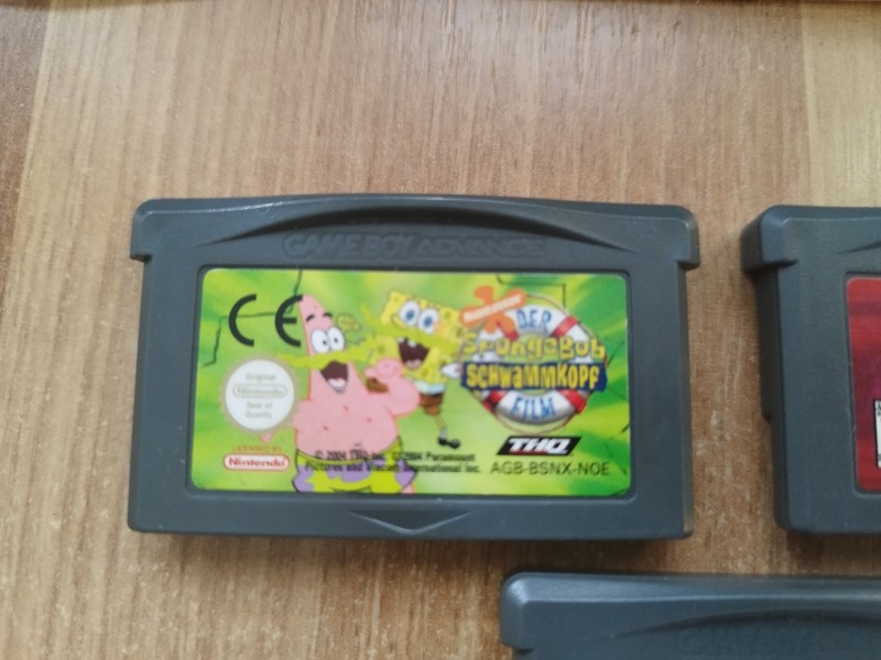 Nintendo GameBoy Advance Game Sunđer Bob