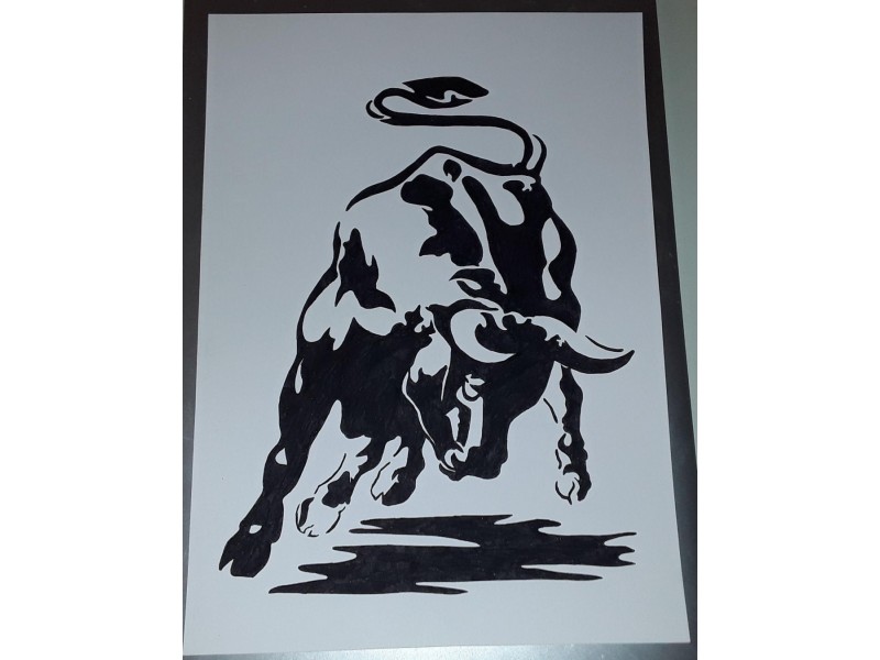 Crtez na hamer papiru 30 x 21,5 cm. - Bik