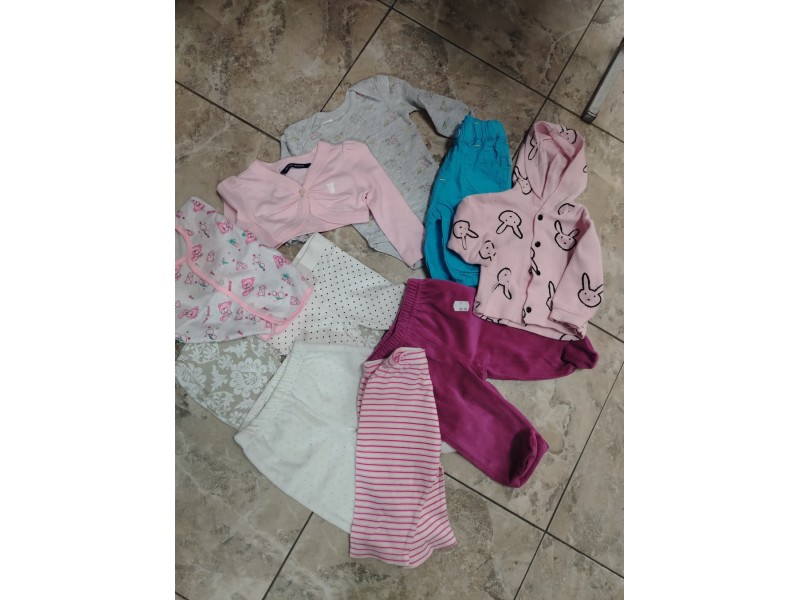 11 sve za bebu 23 kom vel 56-80