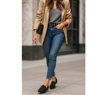 ŽENSKA CIPELA-L25013-BLK