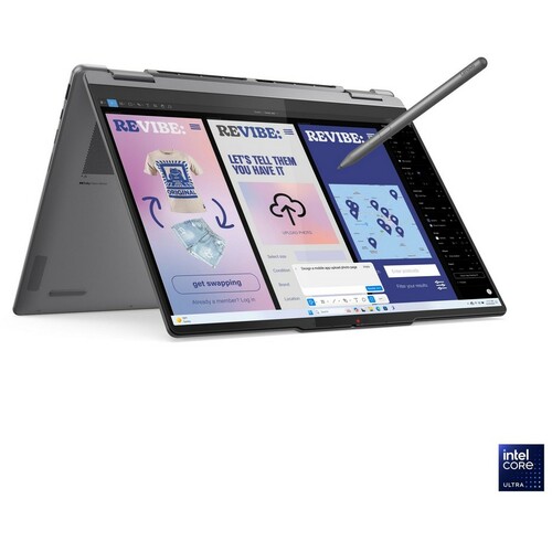 LENOVO Yoga 7 2in1 14ILL10, 14" WQUX OLED Touch, Intel Core U5-226V, 16GB, 512GB, BKLT, SRB, DOS, siva (83JQ0035YA)