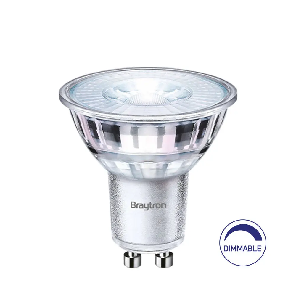 Braytron LED sijalica BRY-PREMIUM-5.5W-GU10-38D-DIMABILNA-STAKLENA-3000K