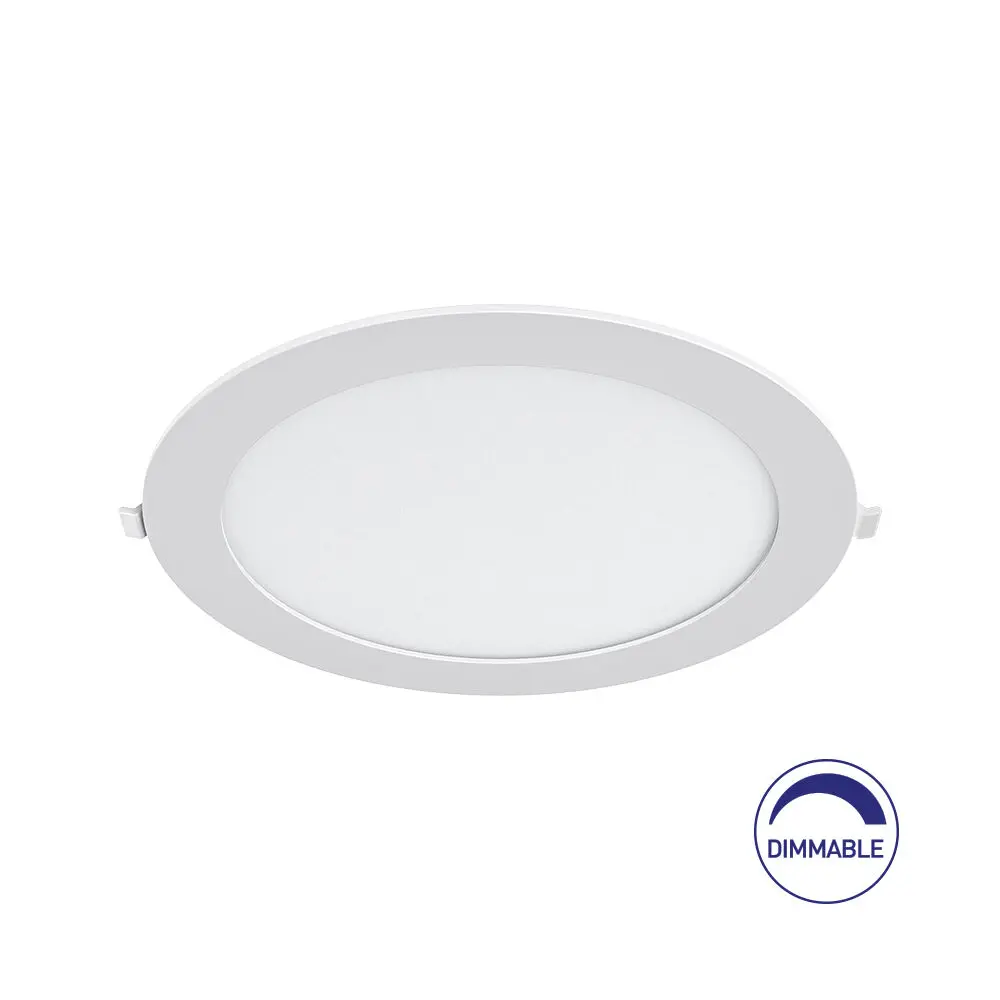 Braytron Ugradni LED panel BRY-SMD-CRP-18W-OKRUGLI-DIMABILNI-8INC-BELI-3000K