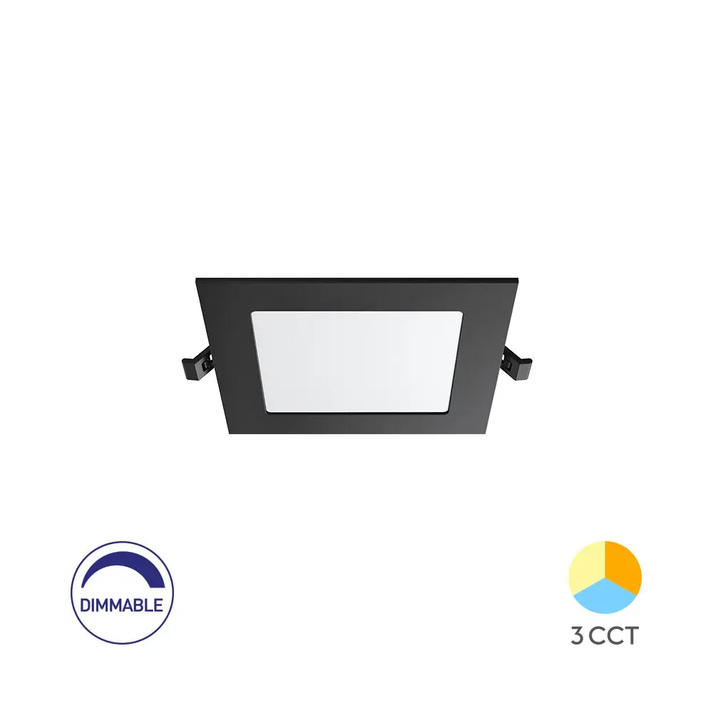 Braytron Ugradni LED panel BRY-SMD-CSP-4W-KOCKA-DIMABILNI-3INC-CRNI-3U1