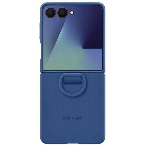 SAMSUNG Galaxy Z Flip7 Ring Case Silicone Blue EF-PF766-TNE