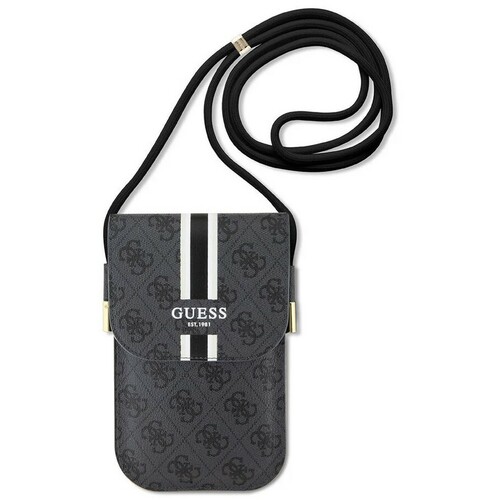 GUESS Leather Phone bag Black