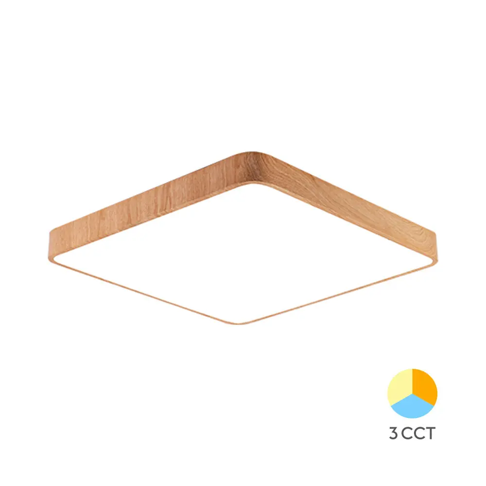 Braytron LED plafonjera BRY-BLADE-SS-KVADRATNA-DRVO-36W-3U1