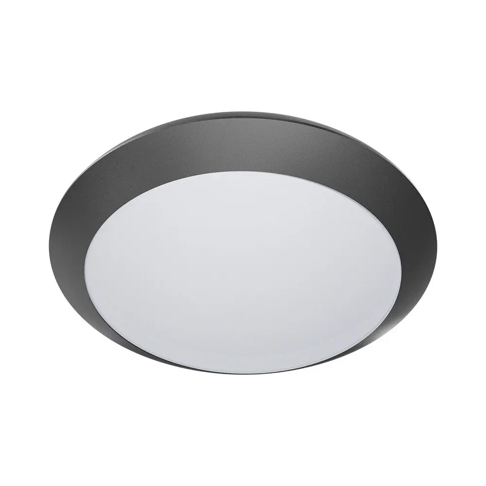 Braytron LED plafonjera BRY-NAPOLI-1xE27-PC-SIVA-IP65