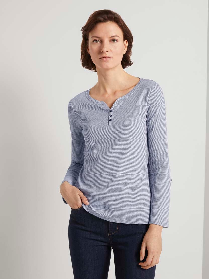Majica sa Henley izrezom