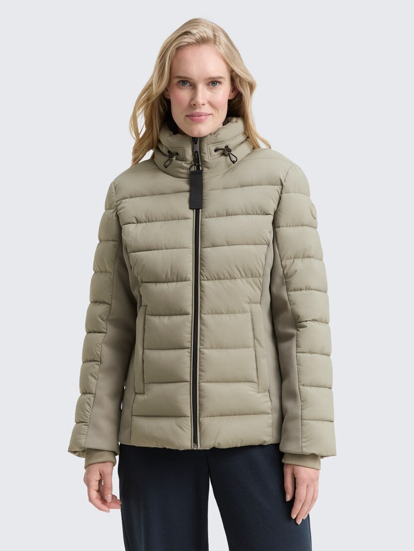 Puffer hibridna jakna sa kapuljačom