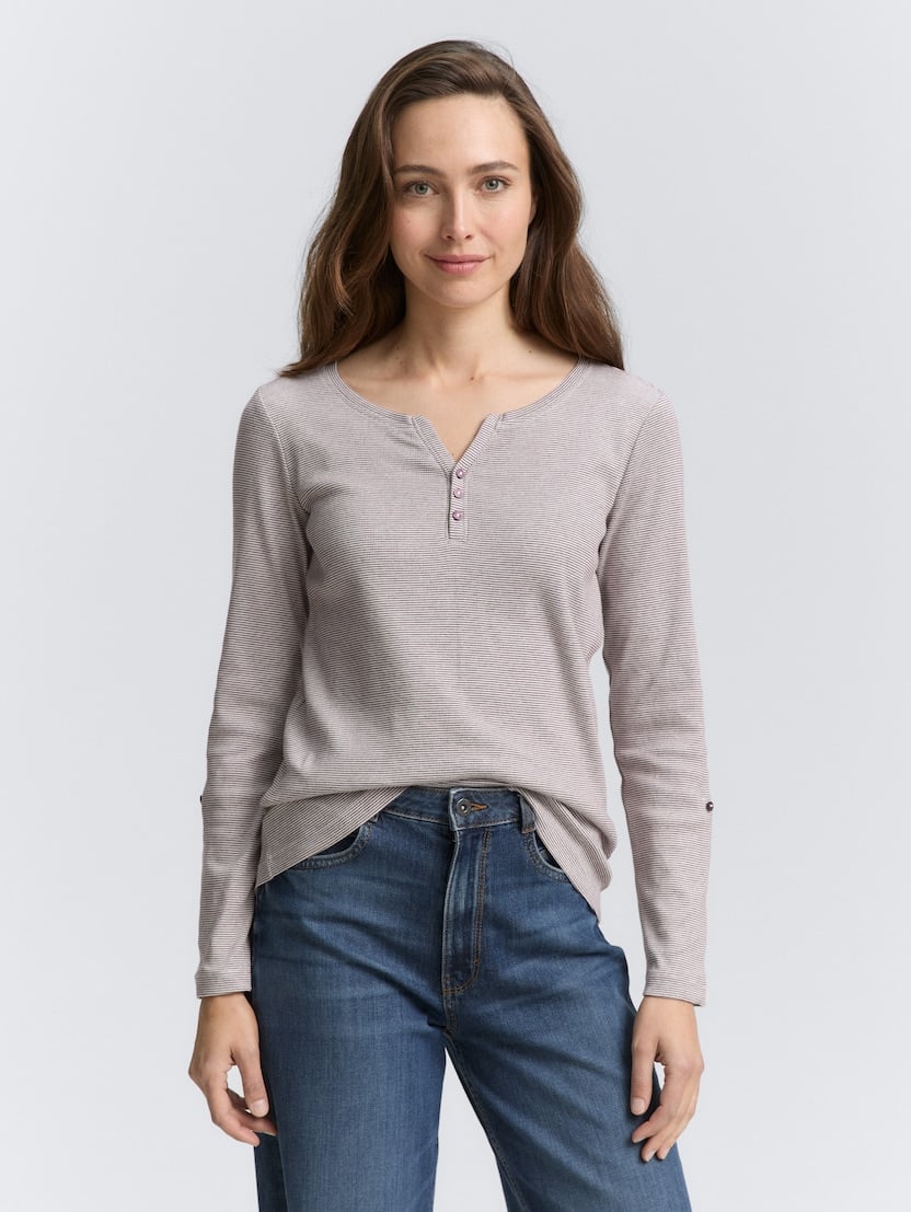 Majica sa Henley izrezom