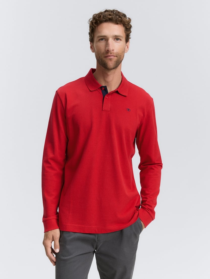 Polo majica sa malim izvezenim logom