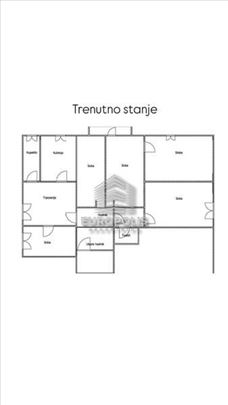 Funkcionalan, trostran stan, I sprat ID#8378