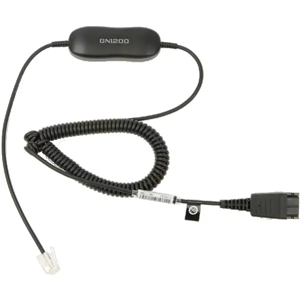 JABRA Smart Cord, QD to RJ10, coiled, 0,7 - 2 meters, with 8-position switch configurator, for STD Headsets ( 88011-99 )