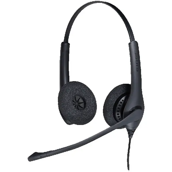 JABRA BIZ 1500 USB Duo, Noice-Cancelling, Wideband, Microphone boom: flexible, for IP-telephony ( 1559-0159 )