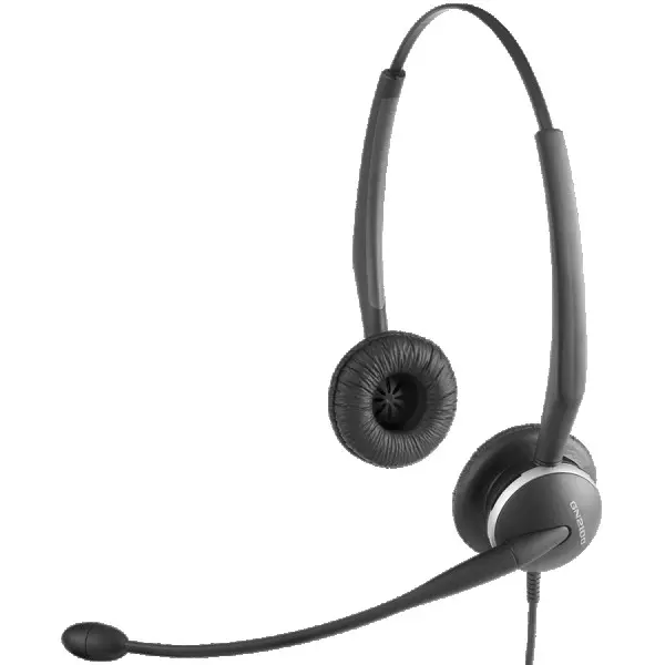 JABRA GN 2100 Duo Telecoil Noise-Cancelling microphone boom: flexible, for people using hearing aid ( 2127-80-54 )