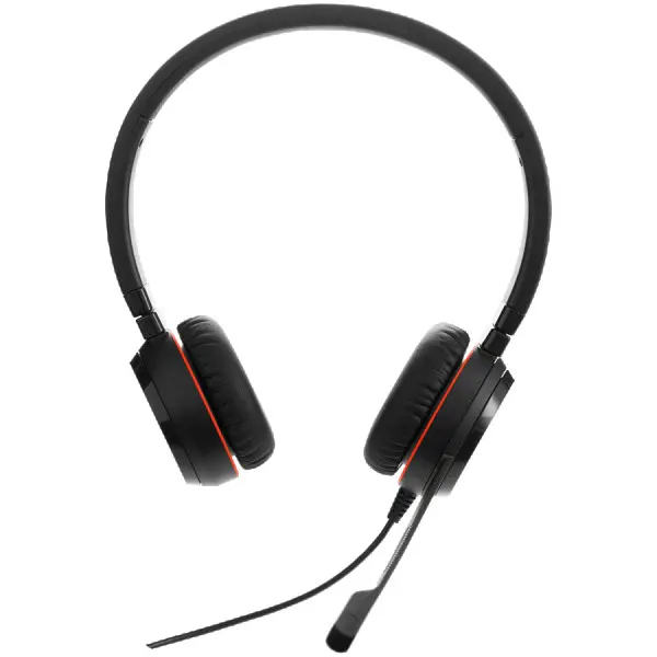 JABRA EVOLVE 30 II MS Stereo USB Headband, Noise cancelling, USB and 3.5 connectivity, with mute-button and volume control on the cord, wit